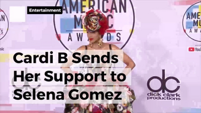 Cardi B Sends Love To Selena Gomez – Celebrity Wire