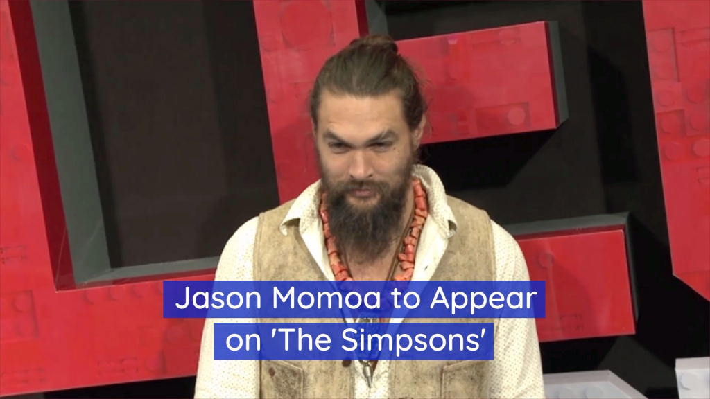 Jason Momoa Becomes A Simpsons Character – Celebrity Wire