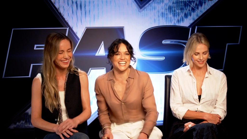 Fast X Brie Larson, Charlize Theron, and Michelle Rodriguez Interview ...